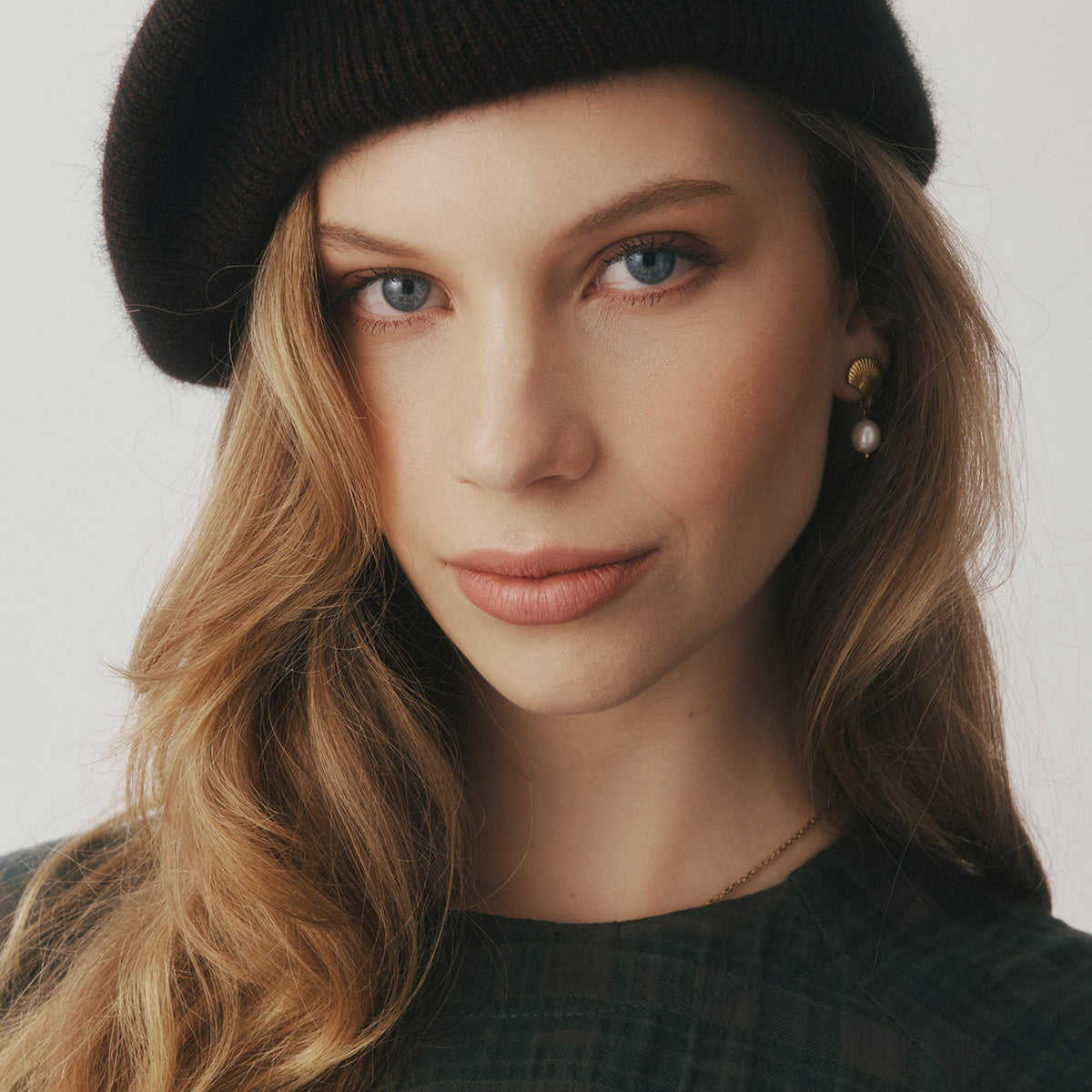 Nia Beret – Jet | Ecopossum™ Merino, Possum & Silk | Ribbed Knit | Made ...