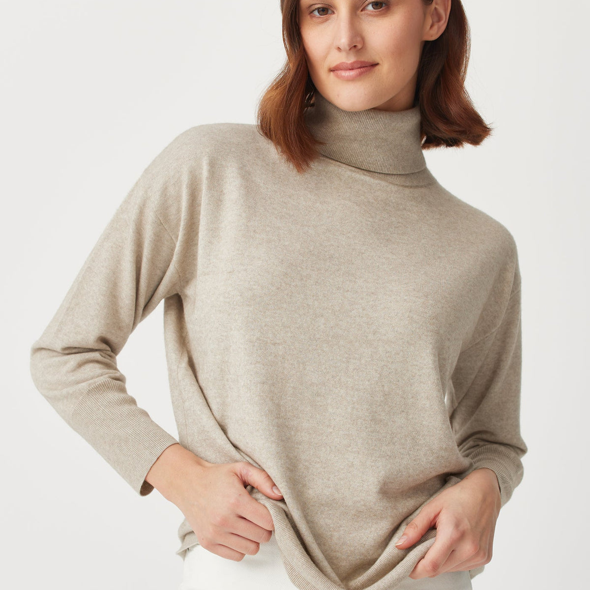 Mae Turtle Neck - Pumice – Untouched World