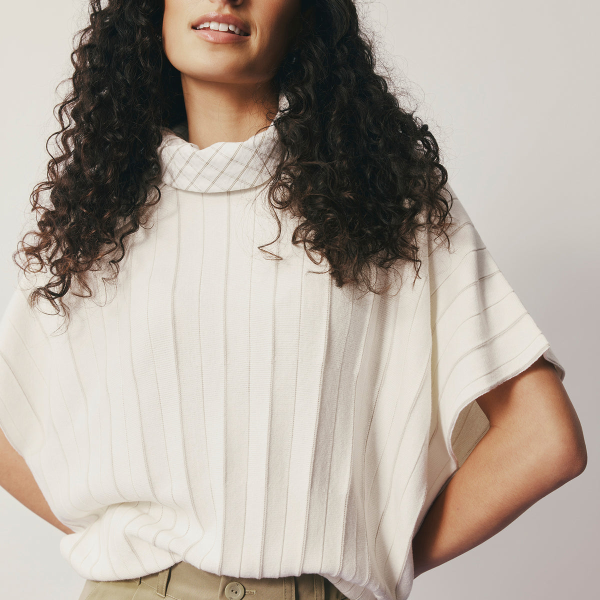 Flo Top | Boxy Fit Sustainable Stripe Top | Modern Elegance – Untouched ...