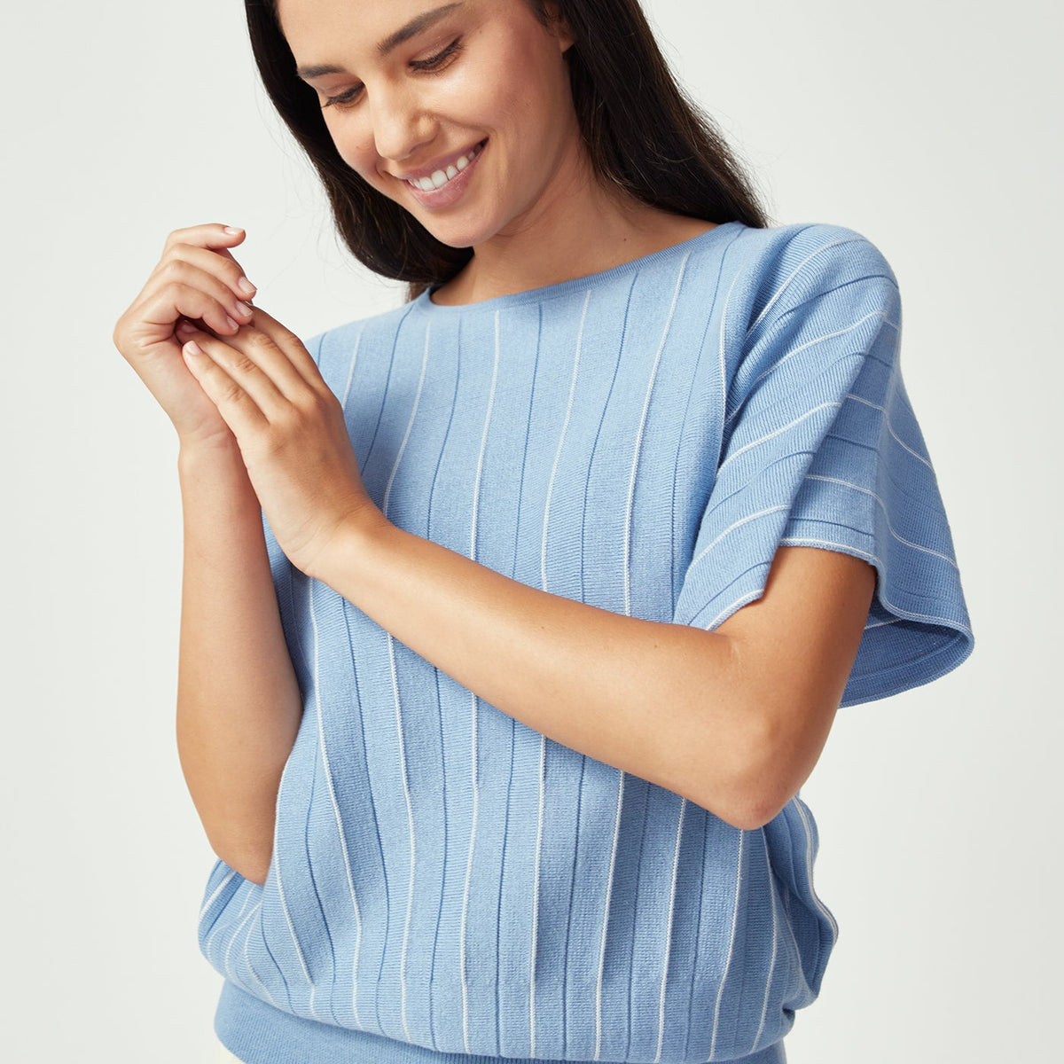 Flo Top - Sky Blue/White Linen – Untouched World