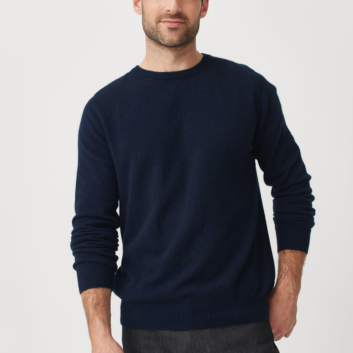 Cassum Crew Sweater - Ink – Untouched World