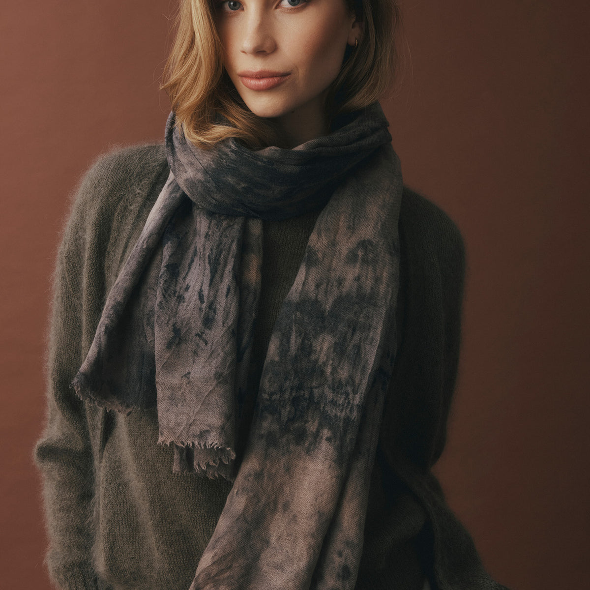 Botanica Scarf – Natural Harvest | Naturally Dyed 100% Merino Wool ...