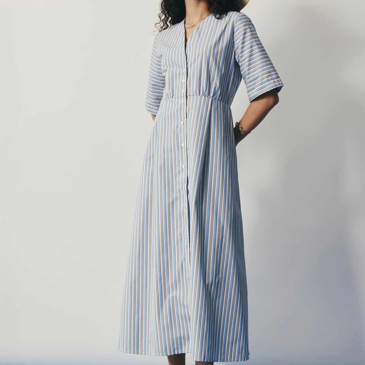 Margot Dress - Valley Stripe – Untouched World