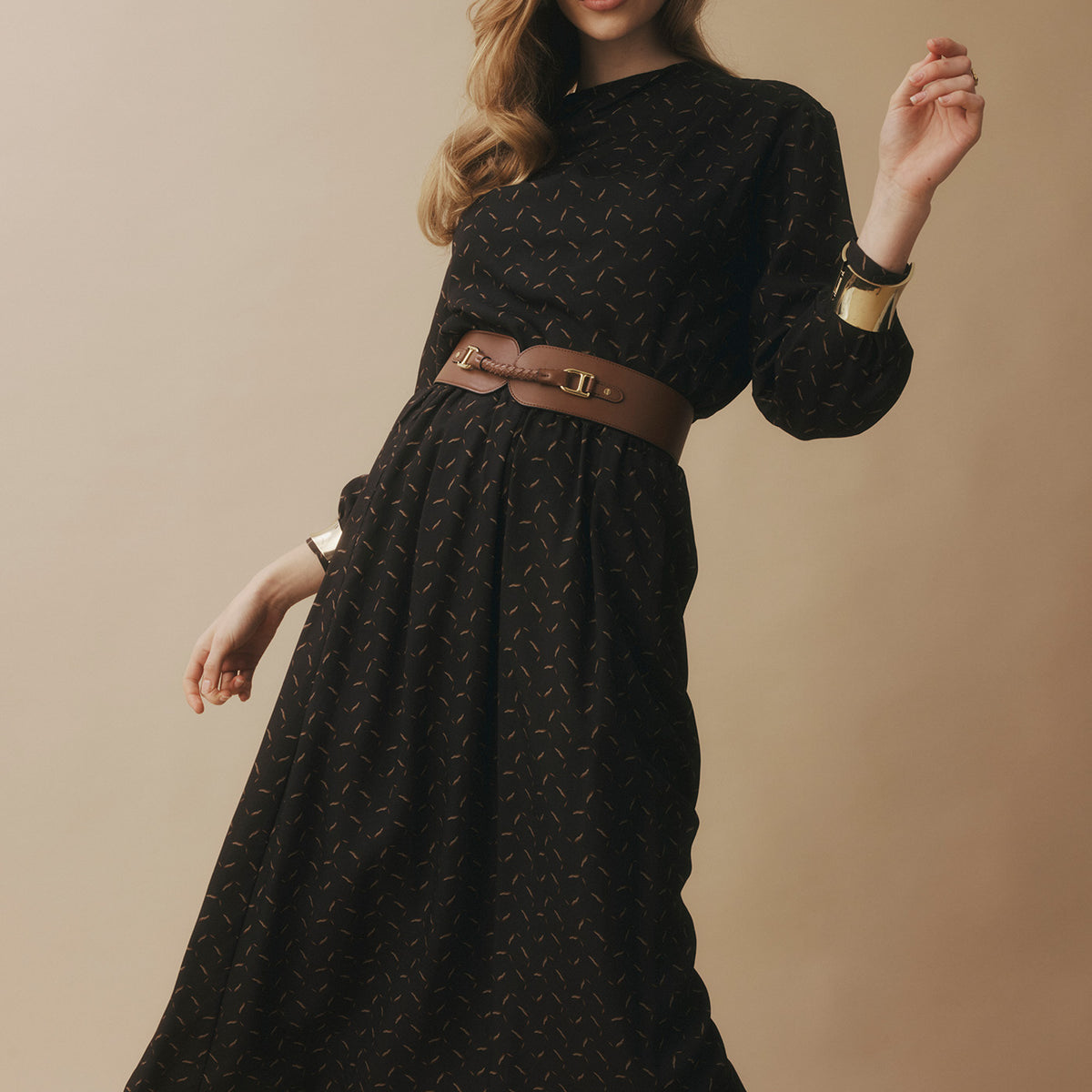 Quinn Skirt - Falling Still | 100% TENCEL™ | Printed Midi Skirt | Made ...