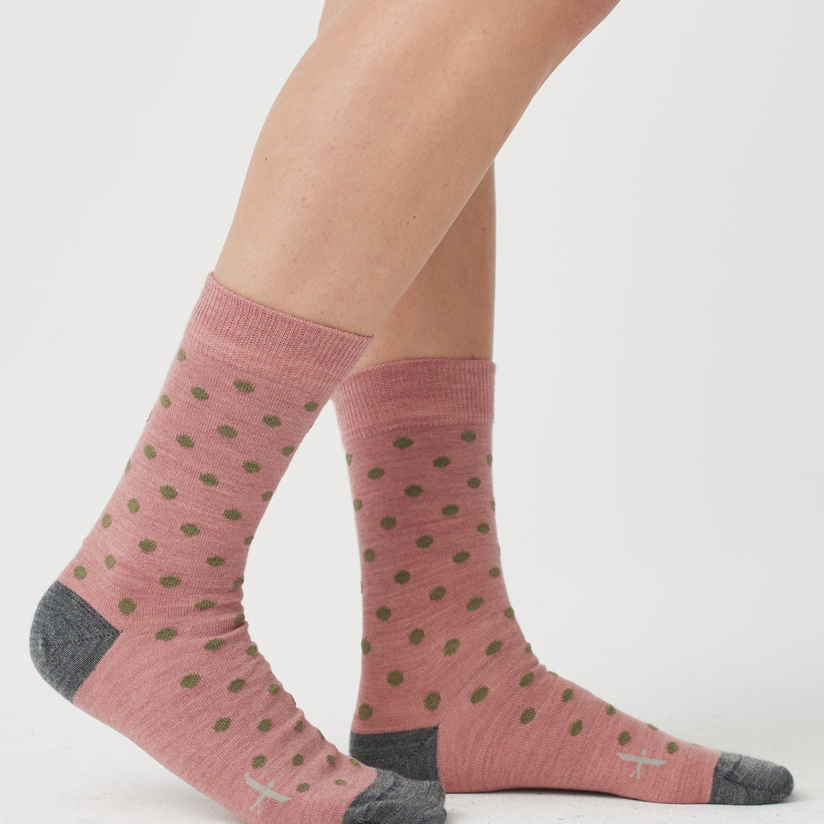 Spot Socks - Dusty Pink Mix – Untouched World