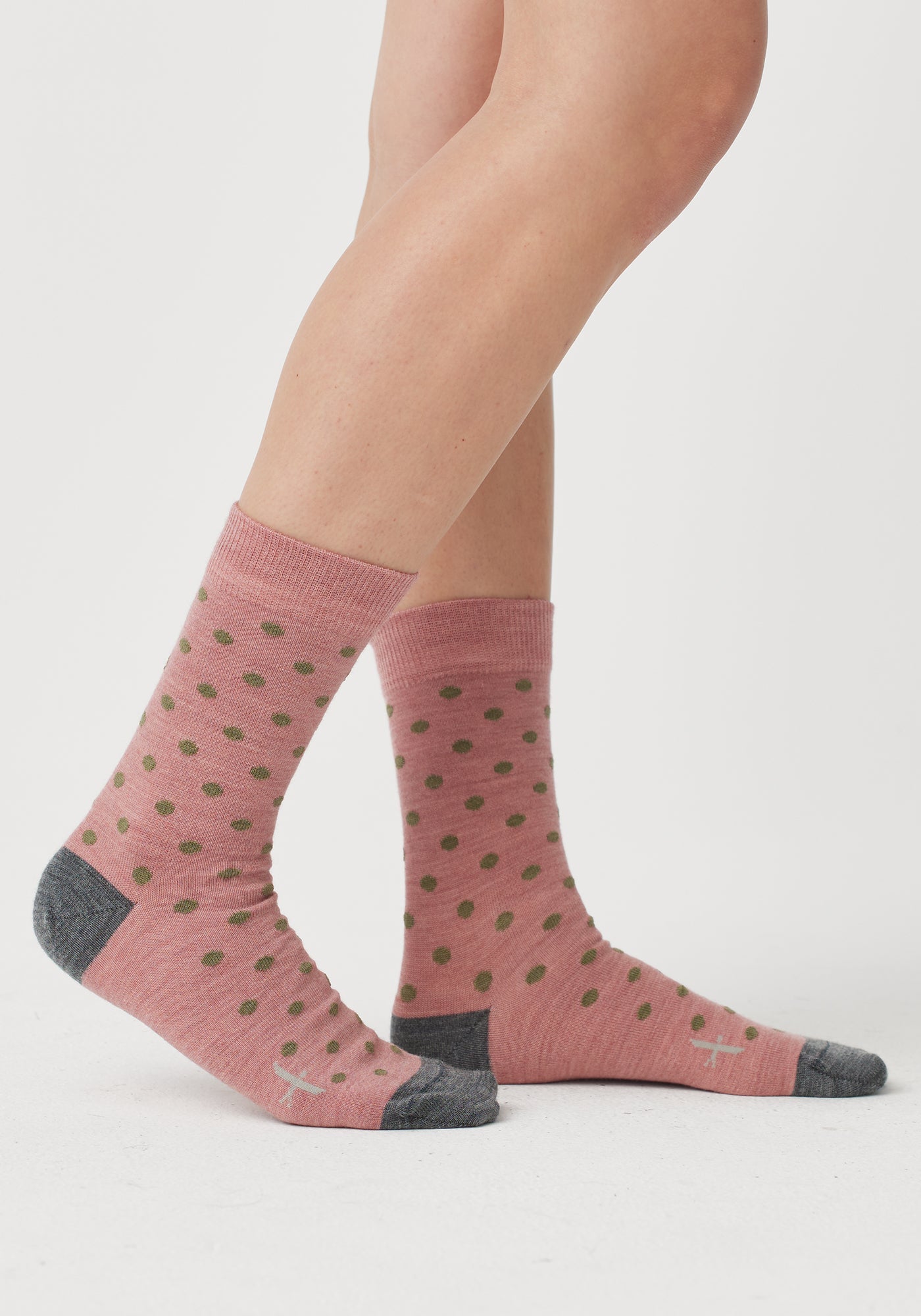 Spot Socks - Dusty Pink Mix – Untouched World