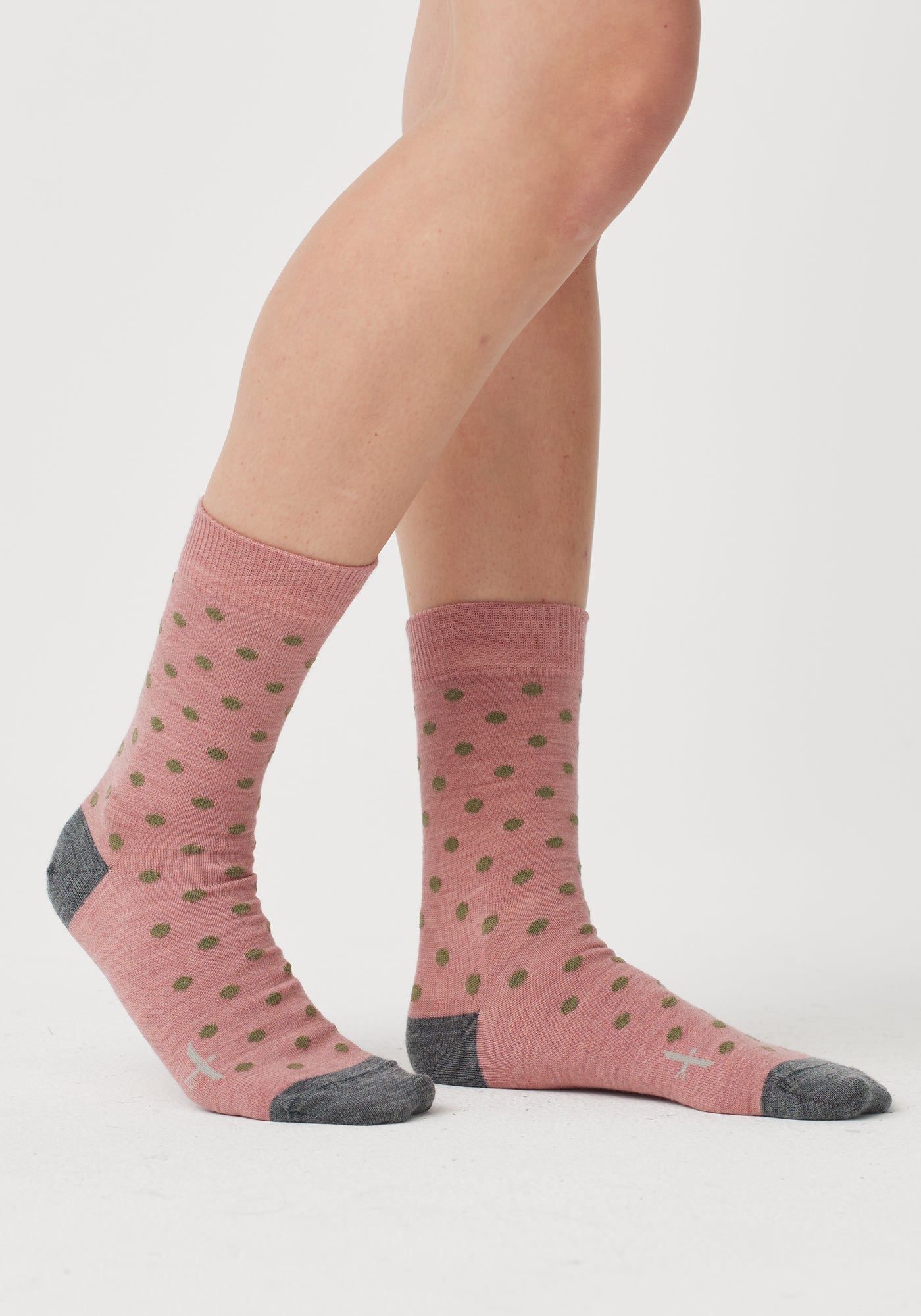 Spot Socks - Dusty Pink Mix – Untouched World