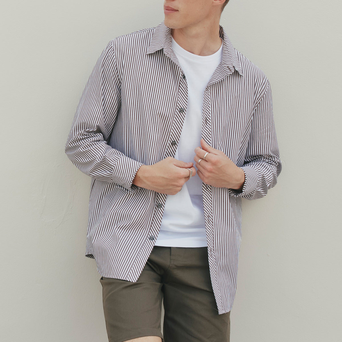 Archie Fitted Shirt | Men’s Checked Cotton Linen | Made in NZ ...